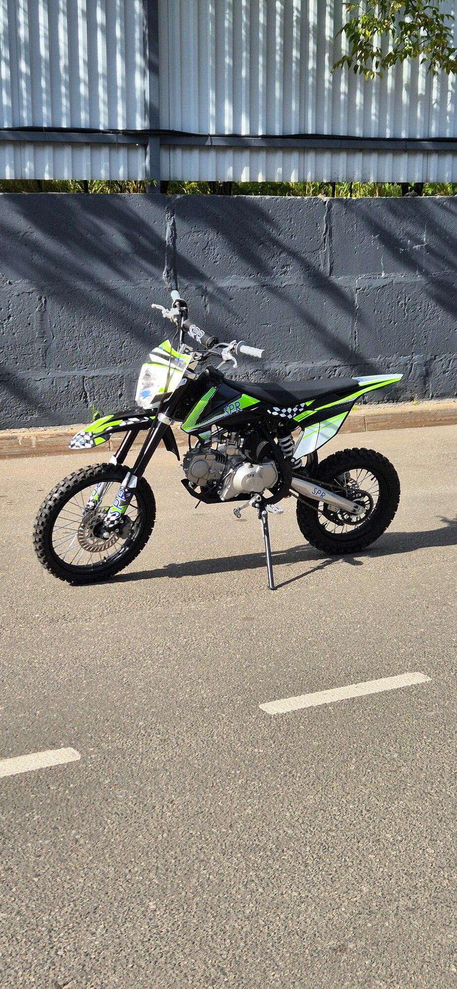 Питбайк SPRMOTORS MiniCross, 125см3, 11 л. с. Zongshen CG125, в заводской упаковке