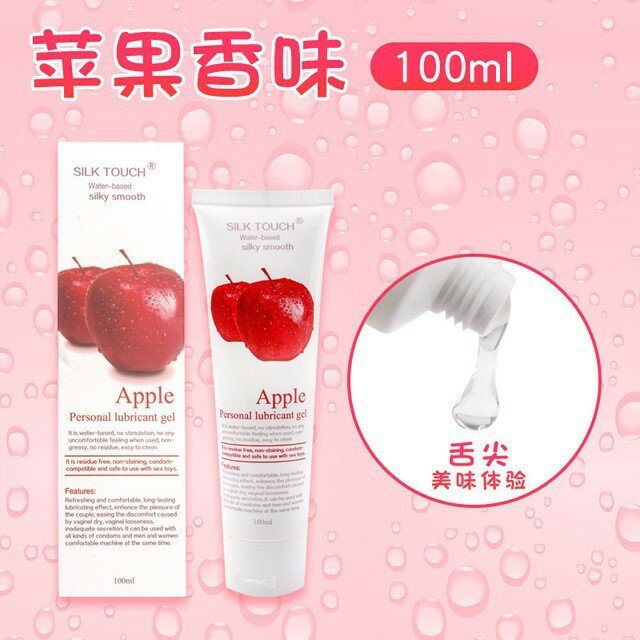 Zhengdian HotKiss фруктовая смазка для тела Вишневый банан Смазка для взрослых секс-игрушки Яблочный вкус 100мл.