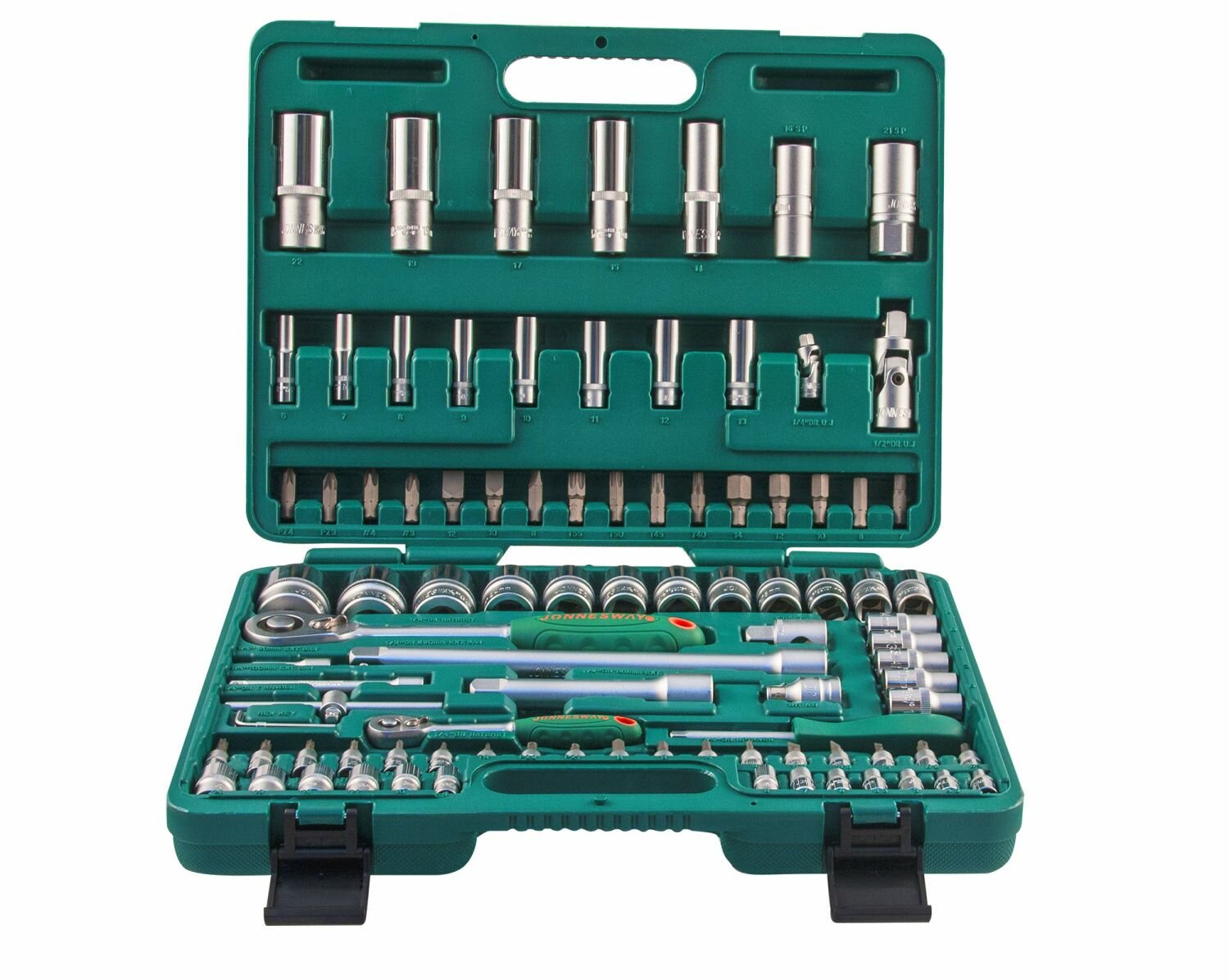 Набор торцевых головок Jonnesway S04H52494S, 94 предмета, кейс