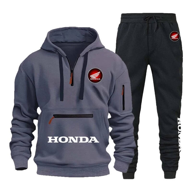 Мужской спортивный костюм Honda серый XL