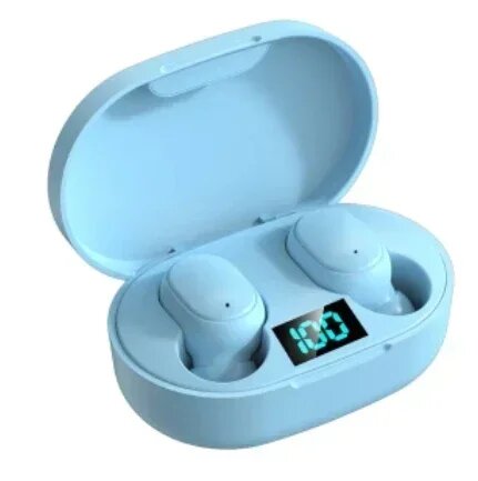 Беспроводные наушники E6S Blue TWS