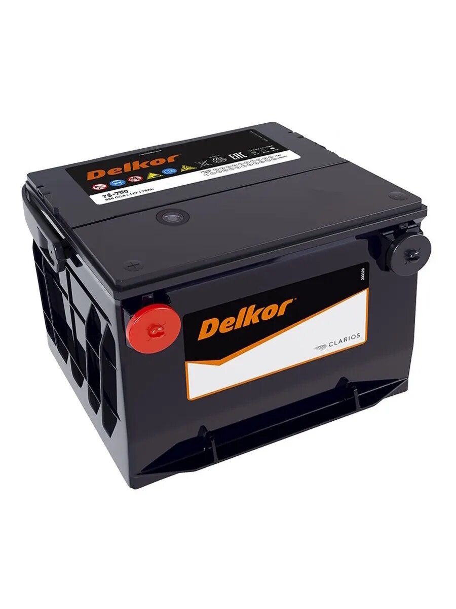 Аккумулятор DELKOR 78-730 12V 70Ач 730А прям. пол.
