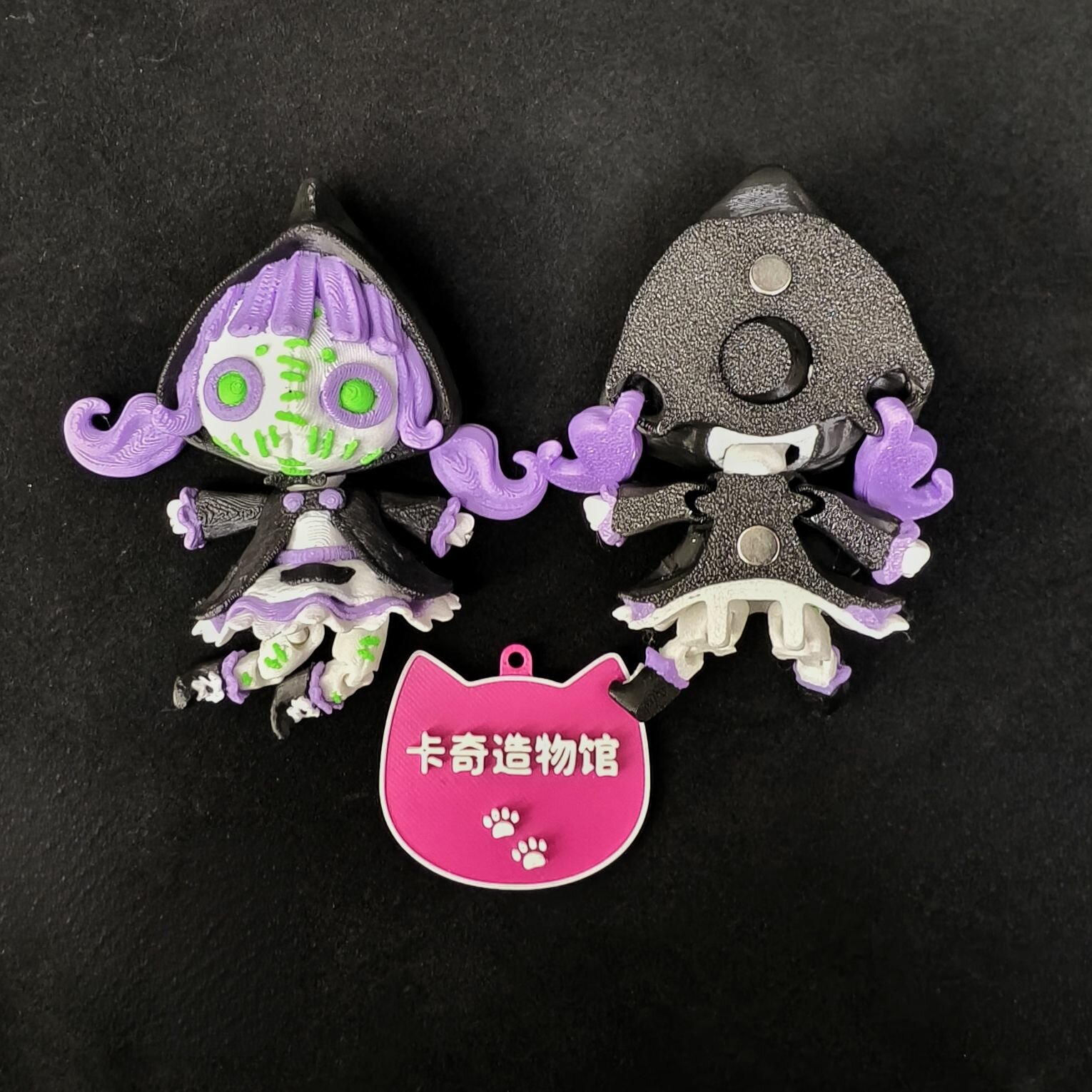 [Кукла ужасов] 3D-печатная подвеска Красной Шапочки, жуткая подвеска на Хэллоуин, фигурка с подвижными суставами