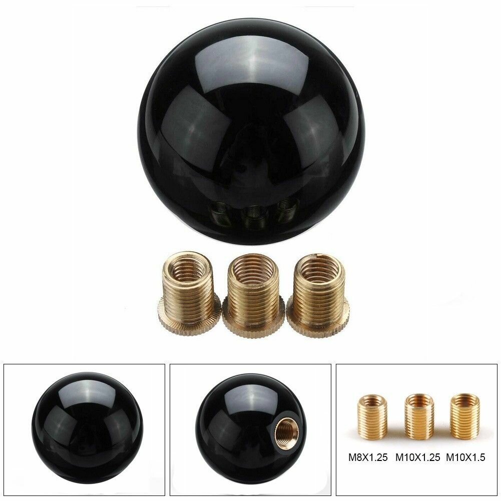 OZ-UNUT Автомобильный черный круглый шаровой рычаг переключения передач, адаптер рычага переключения передач