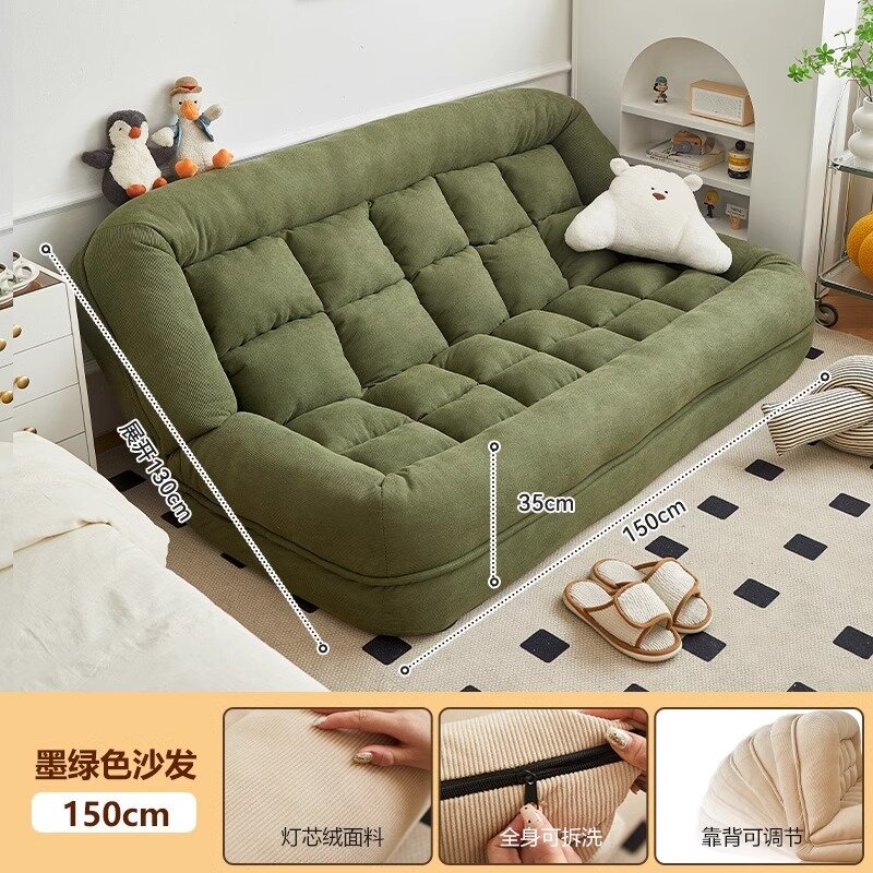 Одноместная кресло-кровать татами для человека и собаки, маленький диван для спальни, большой диван для гостиной, ленивый диван