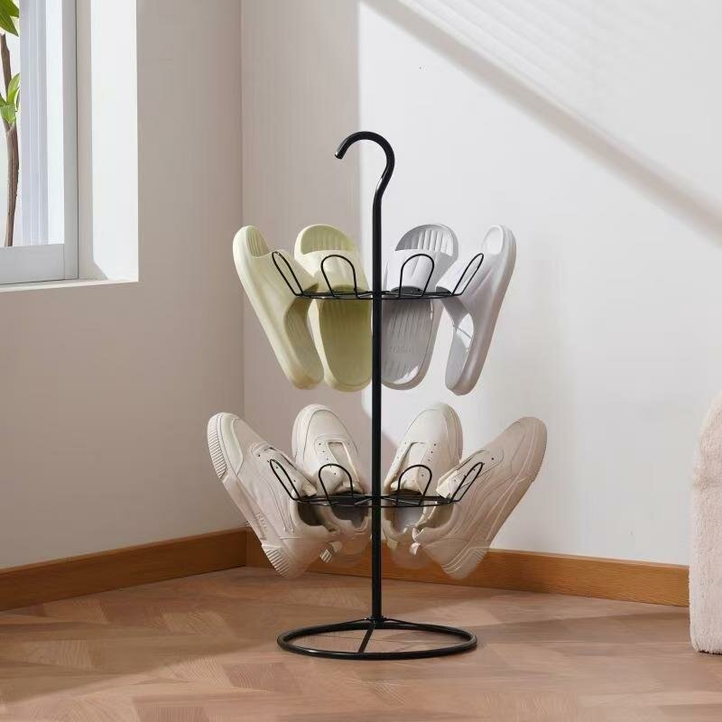 Сушилка для обуви, стеллаж для хранения, уличная сушилка для обуви на балконе, вращающаяся напольная вешалка для сушки обуви и кроссовок