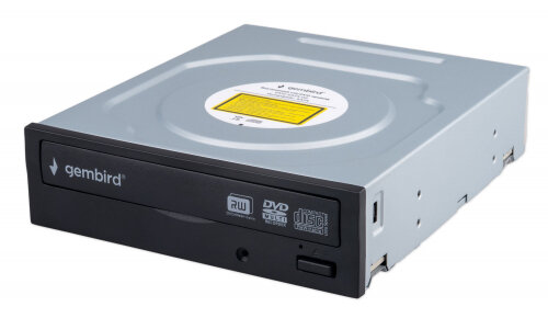 Внутренний CD/DVD привод Gembird DVD-SATA-02, 5.25", SATA, черный, без упаковки