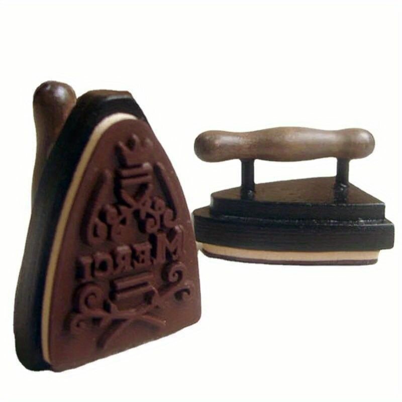 1 шт Маленькая деревянная печать