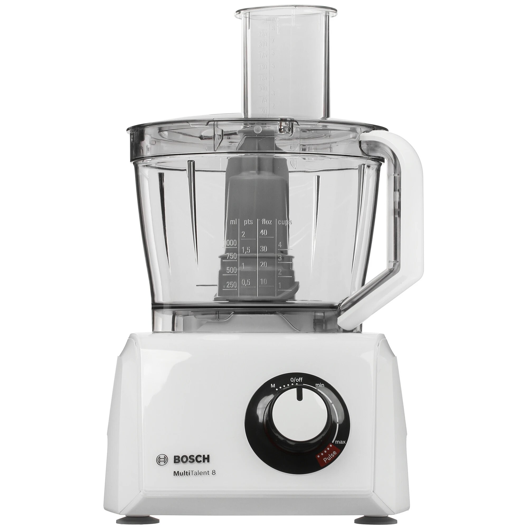 Кухонный комбайн Bosch MC812W620, 1100 Вт, чаша 3.9 л, терки, измельчитель, соковыжималка, блендер