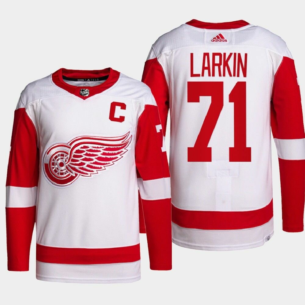 NHL джерси хоккейная Детройт Ред Уингз Detroit Red Wings Hockey Jersey 71 Dylan Larkin