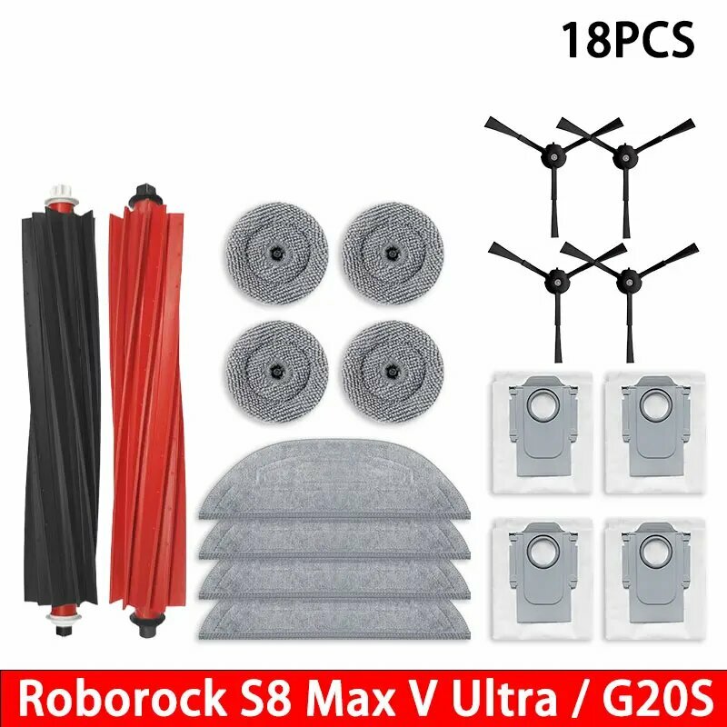 Аксессуары для роботов-пылесосов Roborock HEPA-фильтр, мешок для пыли, салфетки Combination Pack 2