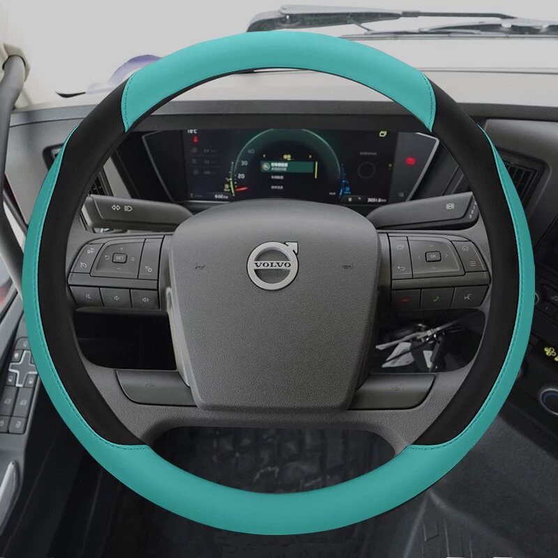 Чехол для рулевого колеса Volvo грузовик всесезонный нескользящий износостойкий для моделей FH/FM/FH16/FMX/FE/FL -