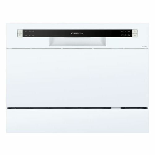 Посудомоечная машина MAUNFELD MLP-06S, компактная, настольная, 55см, загрузка 6 комплектов, белая [ут000008327]