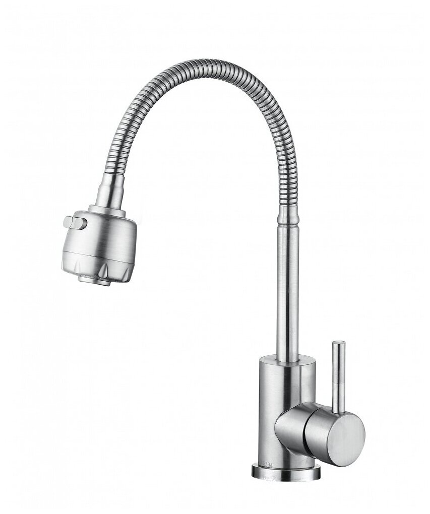 Смеситель для кухни из нержавеющей стали с гибким изливом ViEiR V15022