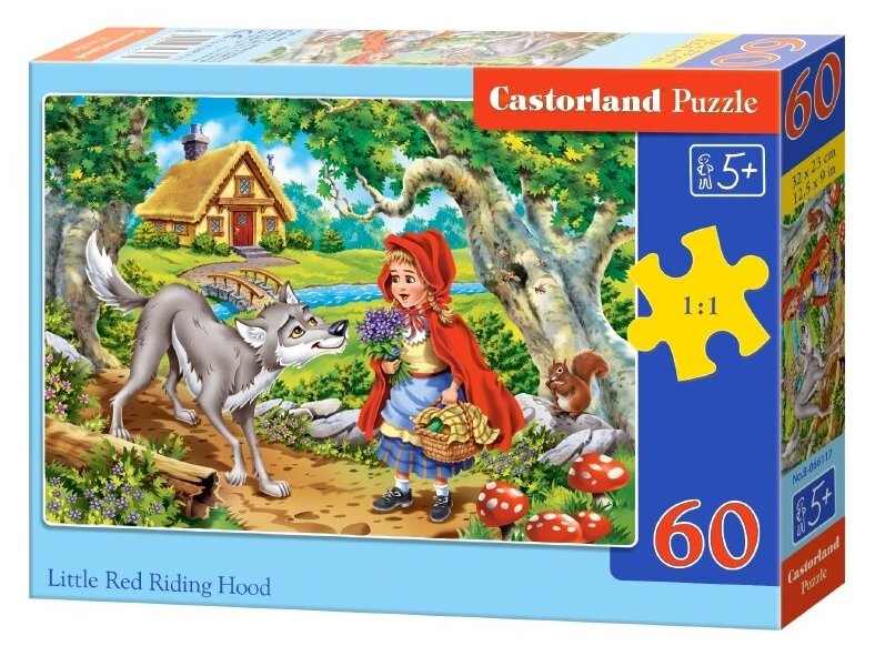 Пазл Castorland 60 деталей: Красная Шапочка 1