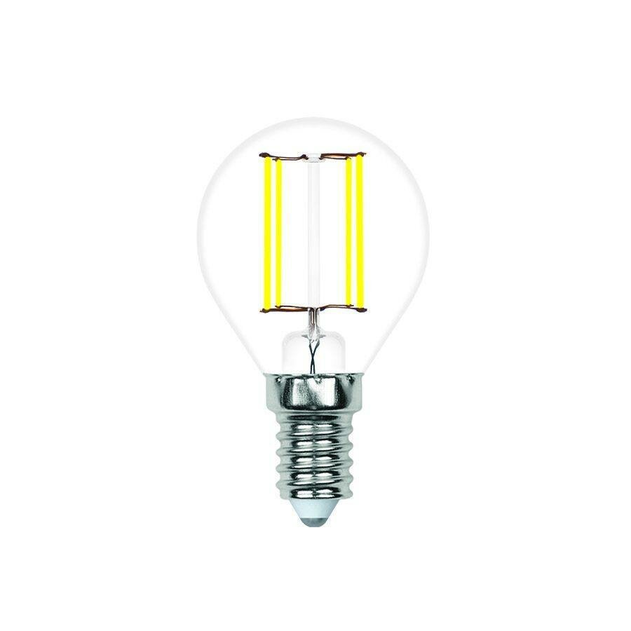 Лампа светодиодная филаментная Volpe LED-G45-SLF LED-G45-7W/3000K/E14/CL/SLF