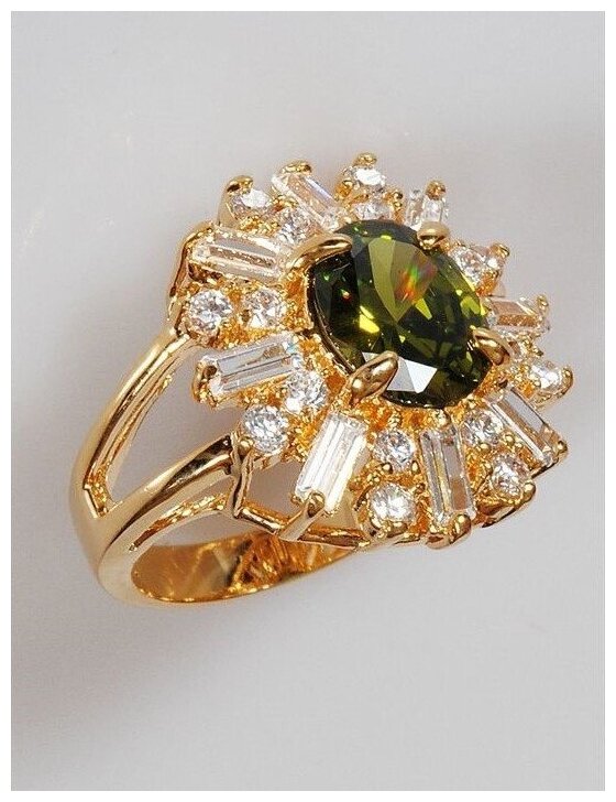 Кольцо, перидот