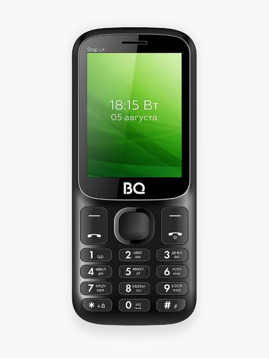 Телефон BQ 2440 Step L+, черный