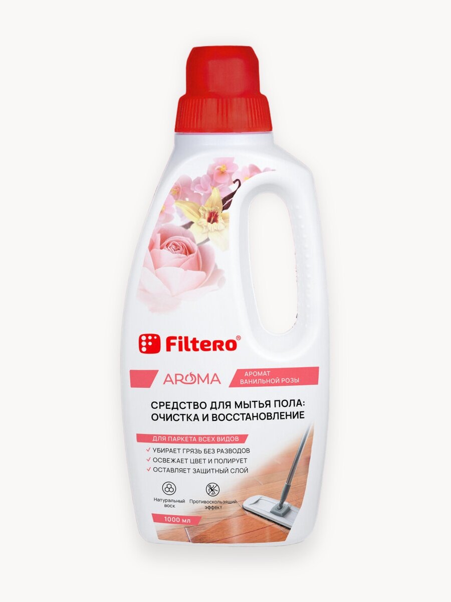 Моющее средство для паркета и деревянных полов - Filtero Aroma, 1000 мл, арт. 810
