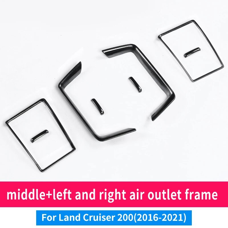 Рамка воздуховода Land Cruiser 200 (2016-2021), Black Sets 16-2021