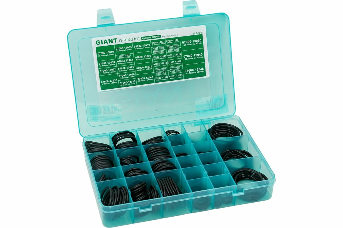 HIMPT Набор колец резиновых уплотнительных o-ring nbr90 komatsu 435шт 00-00007954