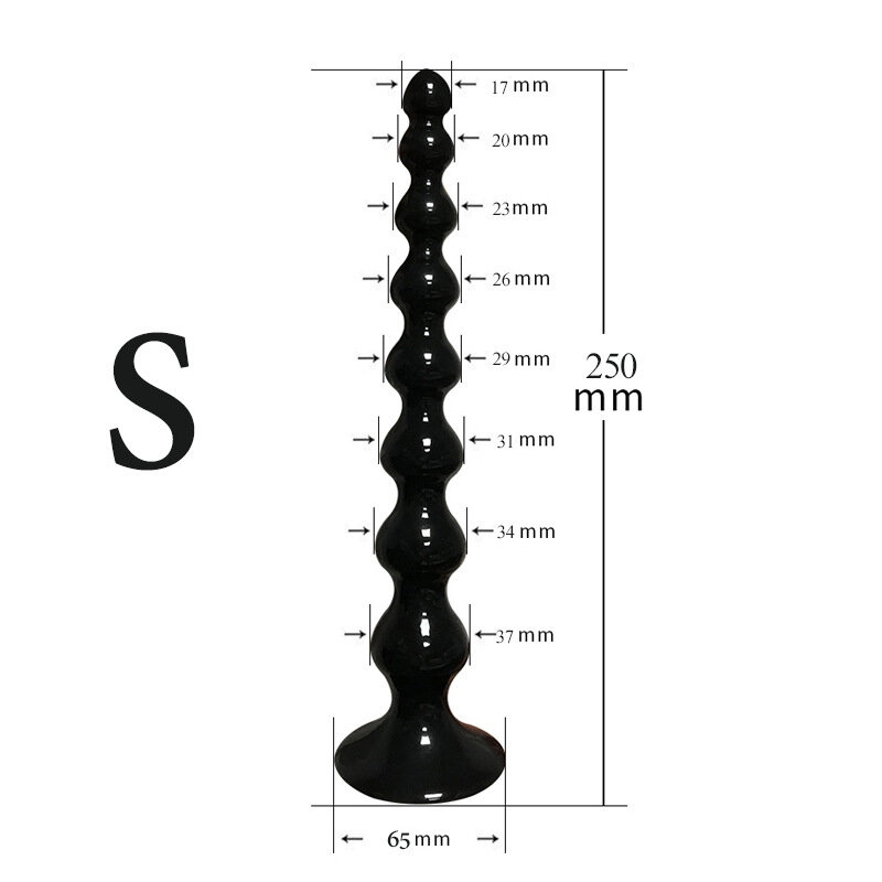 Супермягкий анальный тампон с бусинами для массажа точки G, мужской массажер простаты, устройство для анального