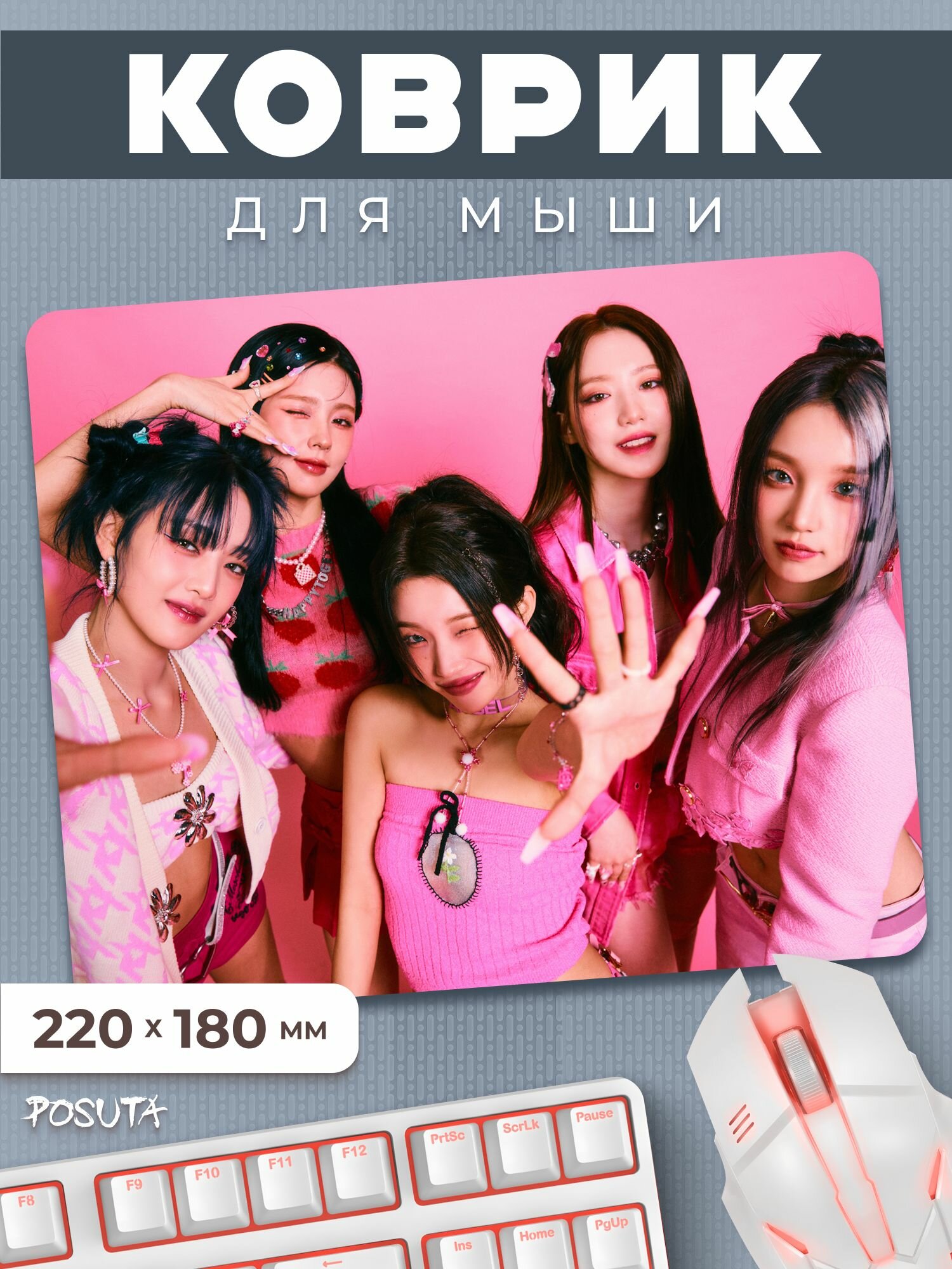 Игровой коврик для мышки маленький g-idle