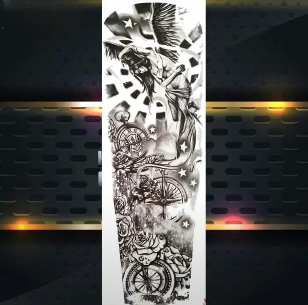 Временные переводные татуировки для взрослых, водостойкая тату-наклейка на тело, tatoo