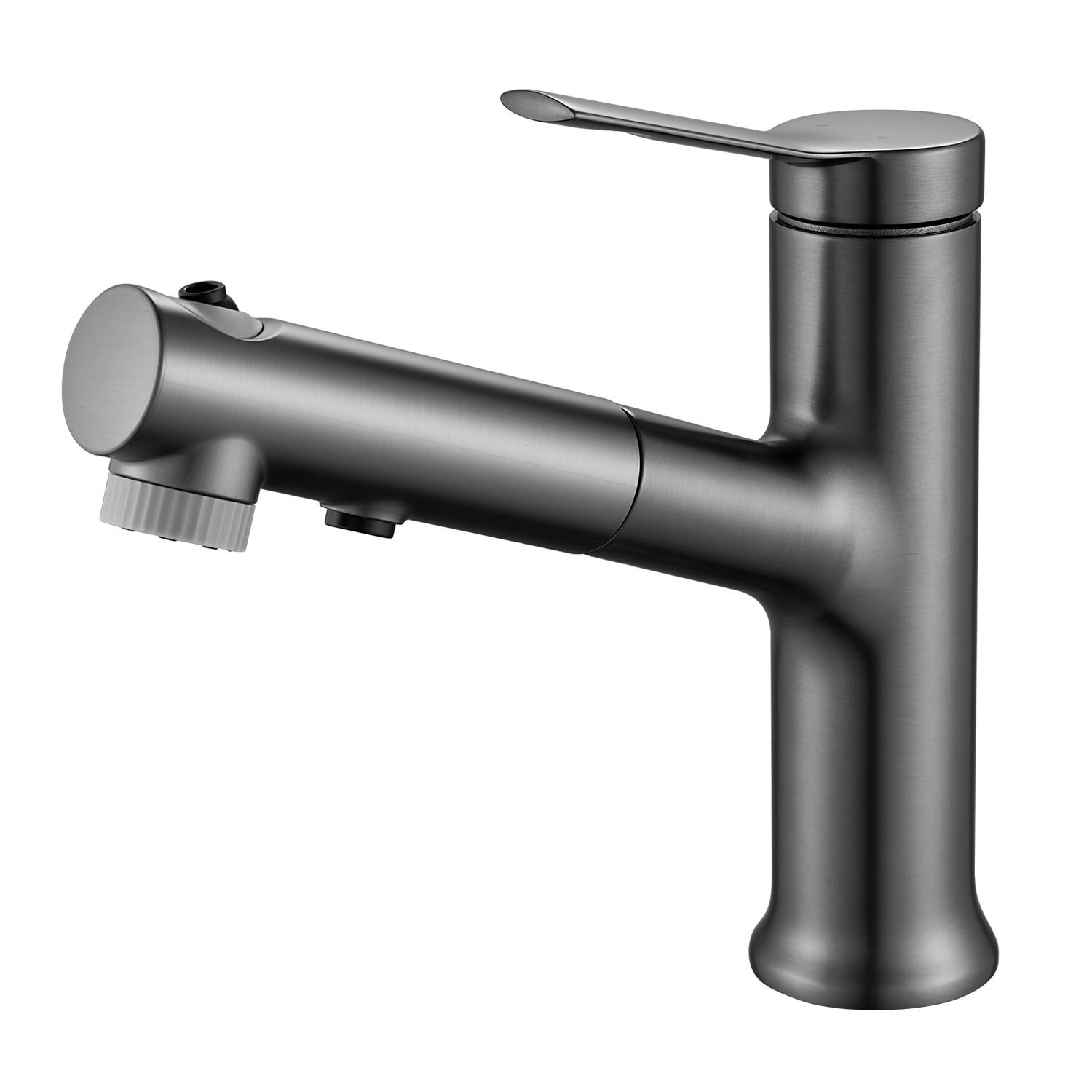 Смеситель для раковины многофункциональный Raffine F281T, оружейная сталь