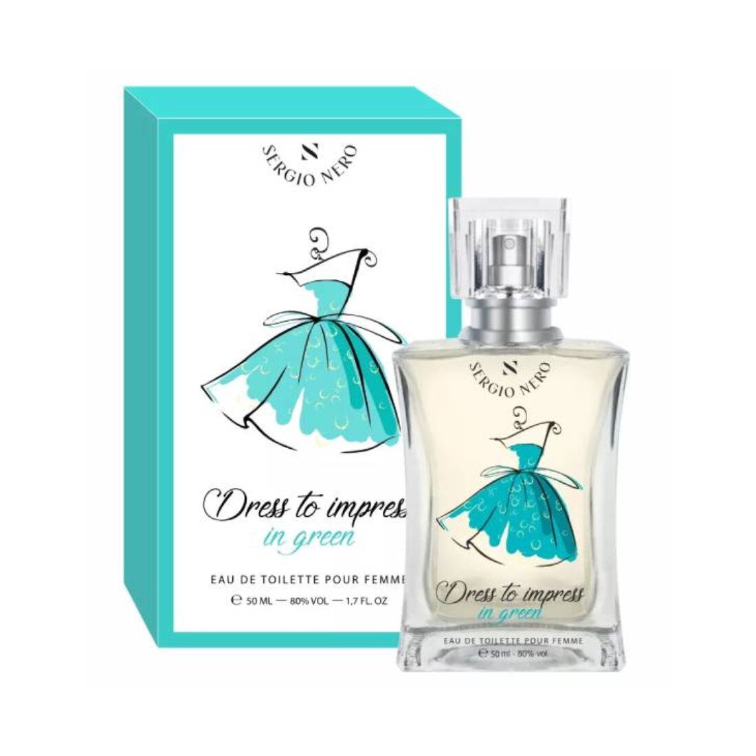 Sergio Nero Женский Dress to Impress In Green Туалетная вода (edt) 50мл