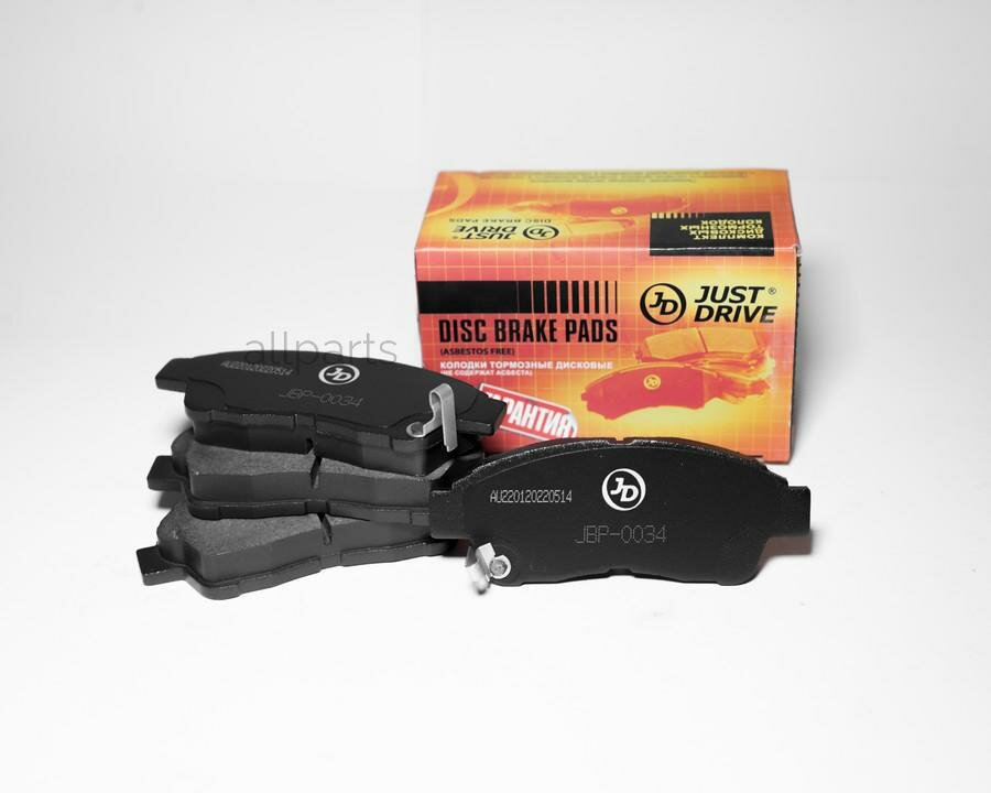 JUST DRIVE JBP0034 Колодки тормозные, передние D2118MH