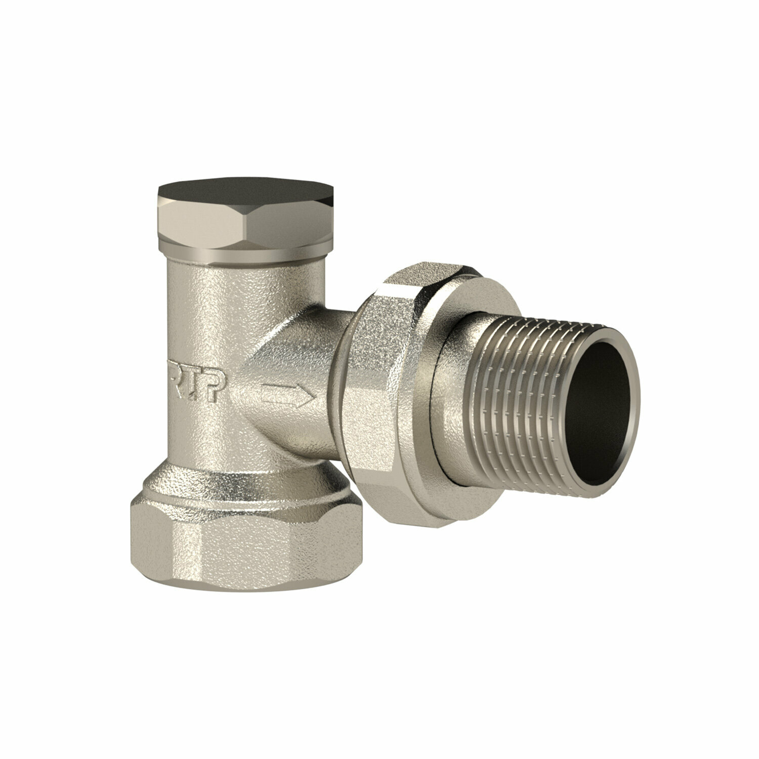 Вентиль отопительный 1/2", для радиатора, регулировочный, угловой, нижний, РТП | 36909