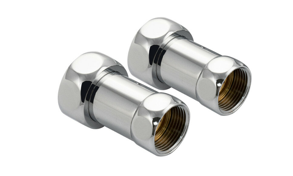 Американка санакс 395 хром прямая к полотенцесушителю 1х3/4 г / г