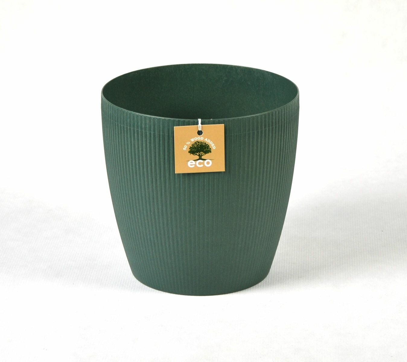 Кашпо Магнолия 5.2л малахит со вставкой