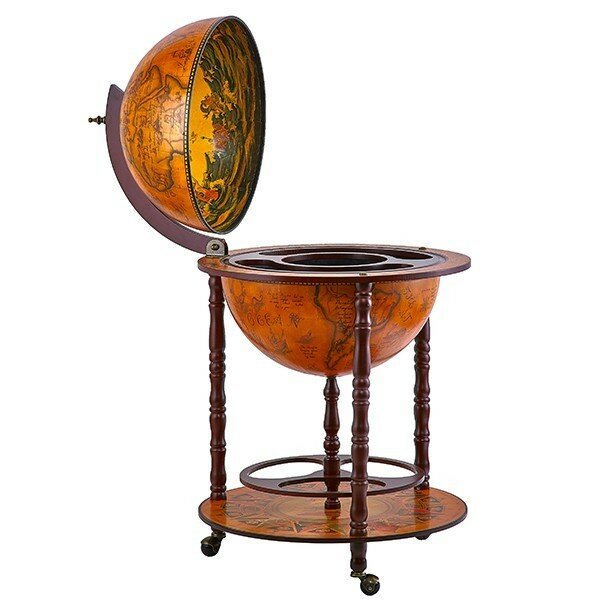 Глобус-бар напольный "Престиж", сфера 42см