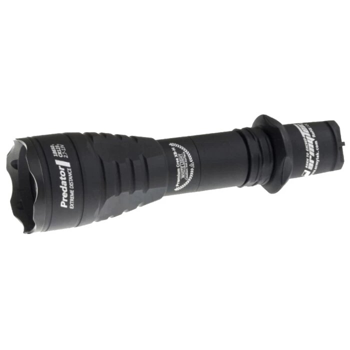 Фонарь тактический Armytek Predator, зеленый свет, ремешок, чехол (F01602BG)