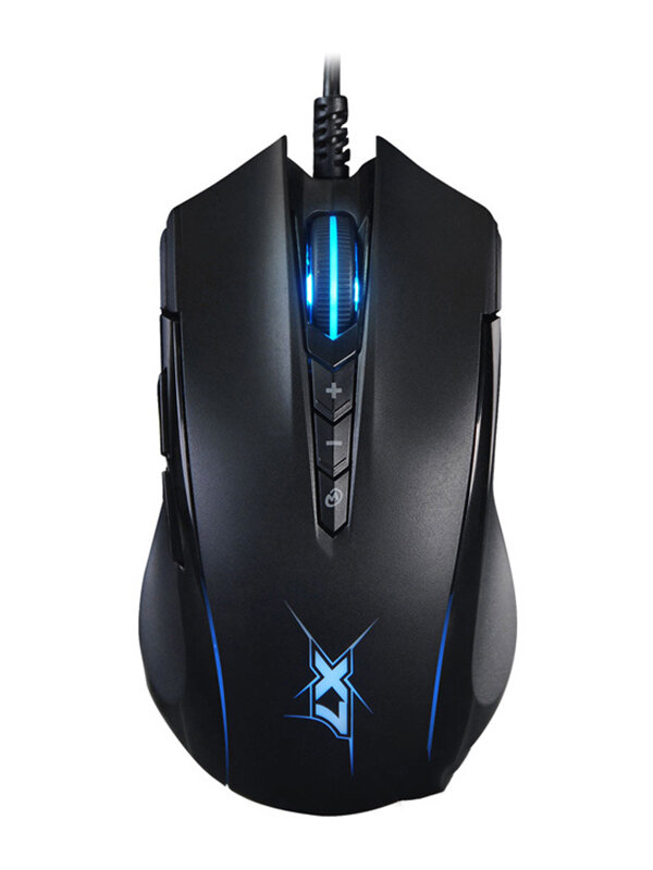 Мышь компьютерная A4Tech X89 черный оптическая (2400dpi) USB (8кн) Черный