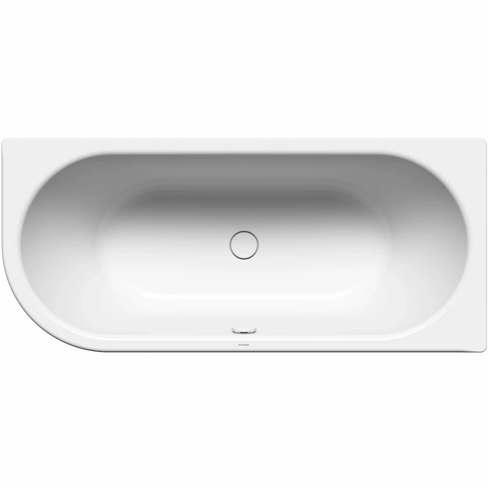 Стальная ванна 170x75 см L (левосторонняя) Kaldewei Centro Duo 1 129 с антигрязевым покрытием Easy-Clean 282900013001