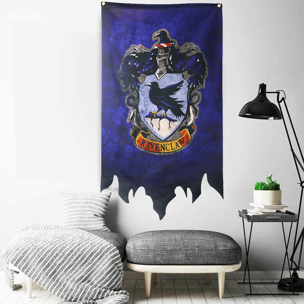 Флаг факультета Когтевран, полиэстер, 70х120 см