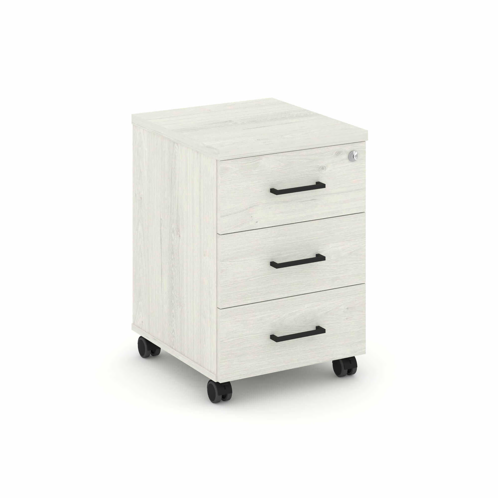 Тумба мобильная 3 ящика Стайл Проджект/Style Project Riva SN. TM-002 Дуб Наварра 416*460*611