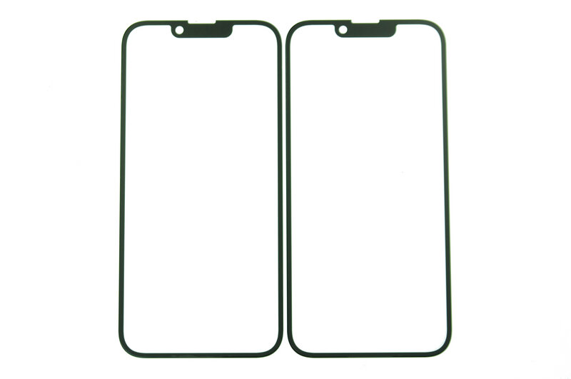 Стекло для переклейки Iphone 14+OCA клей ориг черный