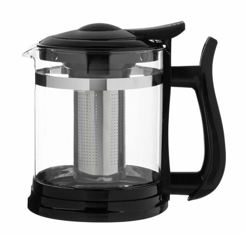 Чайник-заварочный 1,6 л, MALLONY Fabriano 910130, черный