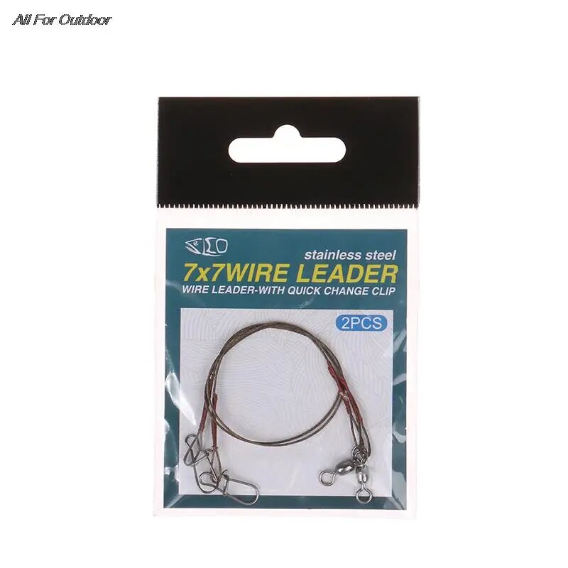 1 упаковка, стальная рыболовная леска, поводок для поводка, титановая проволока с защитой от укусов, рыболовные аксессуары