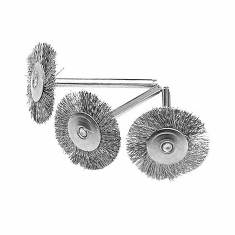 Щетка для полировального круга, хвостовик, проволочная щетка для вращающихся ZT24-Silver-C