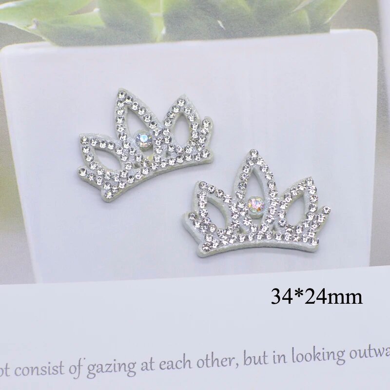 Короны для рукоделия, набор 2 шт, 34*24 мм, Crown 1