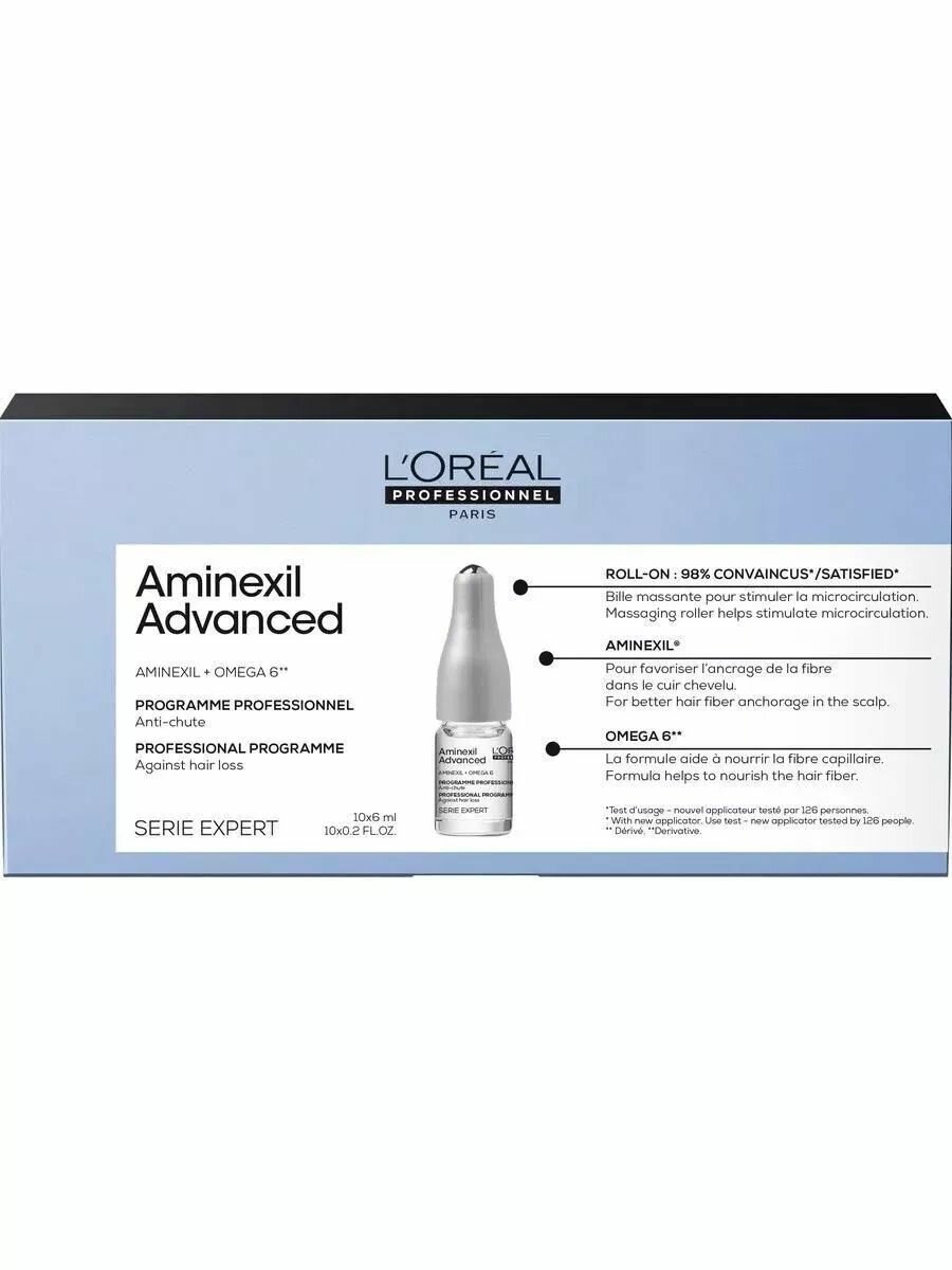 Loreal Aminexil Advanced Масло от выпадения волос 10х6 мл