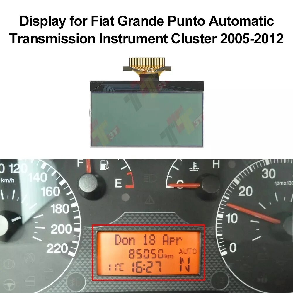 ЖК-дисплей для приборной панели Fiat Punto Grande Punto Fiorino dobleo Linea и Qubo, кластер инструментов автоматической коробки передач