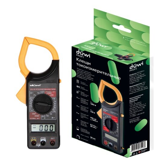 Токоизмерительные клещи Duwi М266, чехол, 26048 6