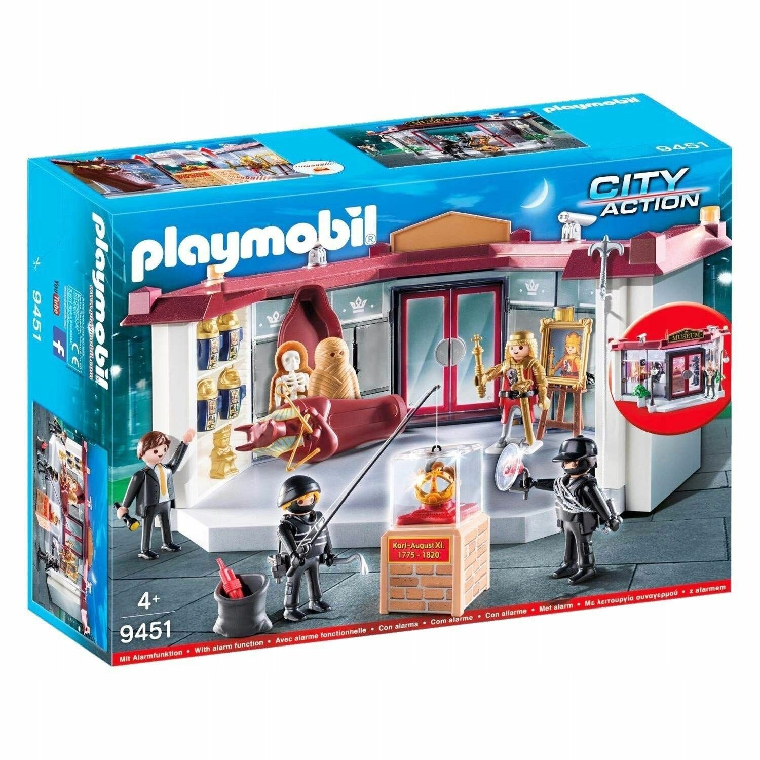 Конструктор Playmobil City Action - Ограбление музея - Плеймобиль 9451