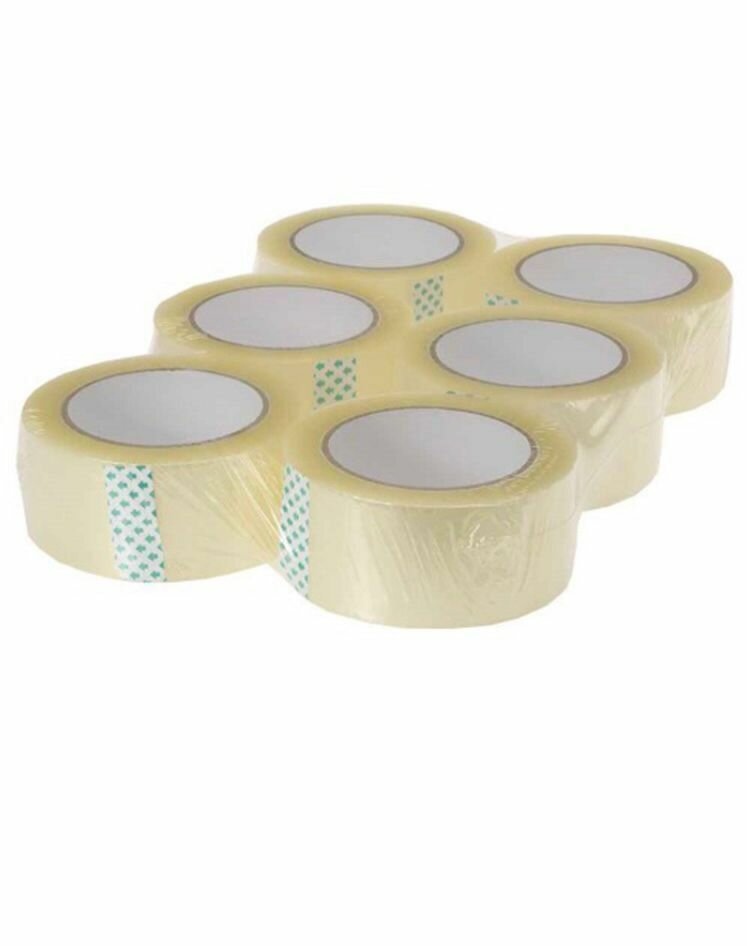 Клейкая лента, скотч прозрачная 48мм*150м (6шт)